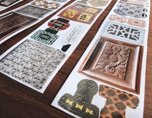 Stationery Lover Market x Fa Fa Handbook Collab, Kiss-cut Washi Tape ...