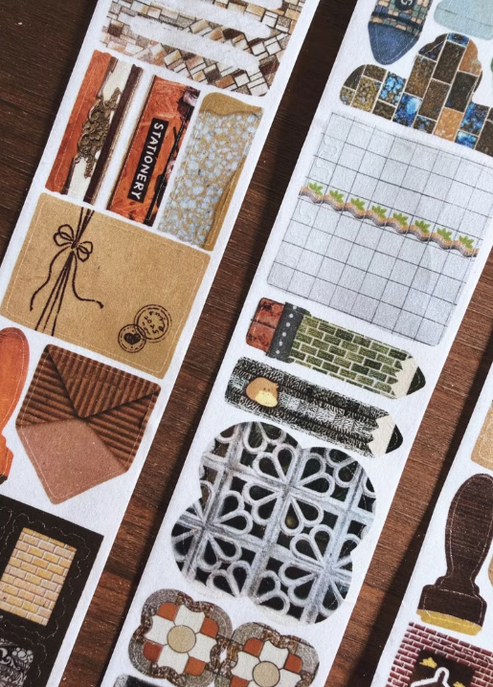 Stationery Lover Market x Fa Fa Handbook Collab, Kiss-cut Washi Tape ...