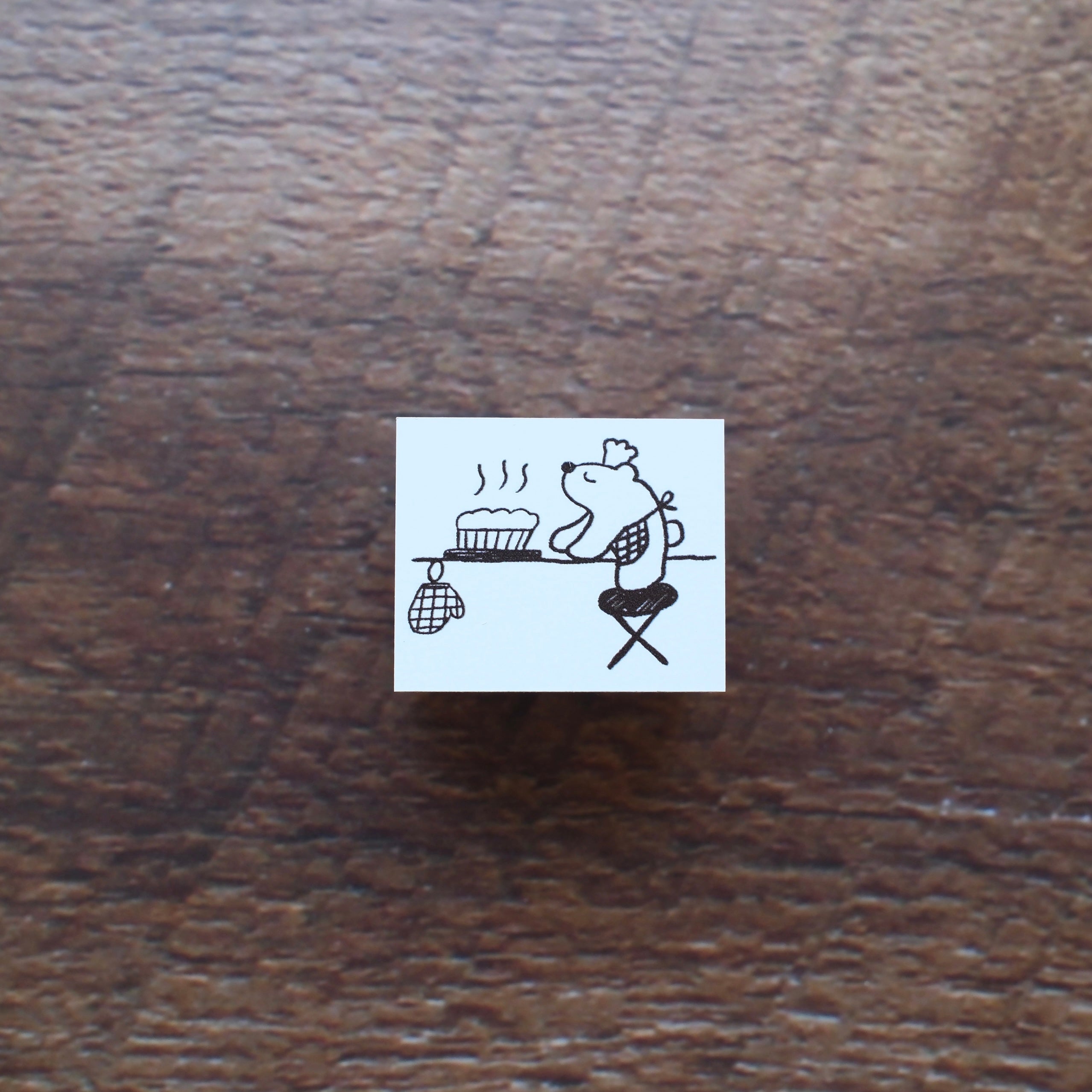 ranmyu Rubber Stamp - Fresh Bakery Kuma – Pinky Elephant