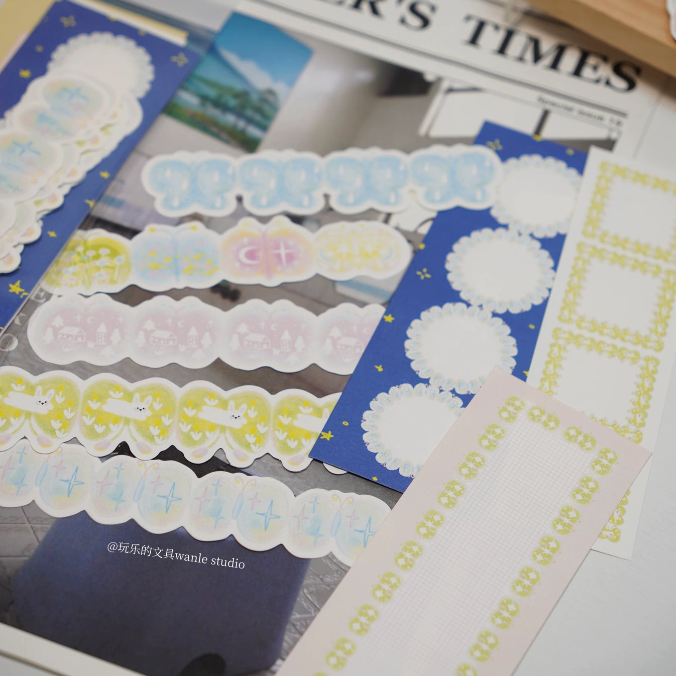 Wongyuanle Vol.11 Die-cut Memo Paper Packet - 2 designs – Pinky Elephant