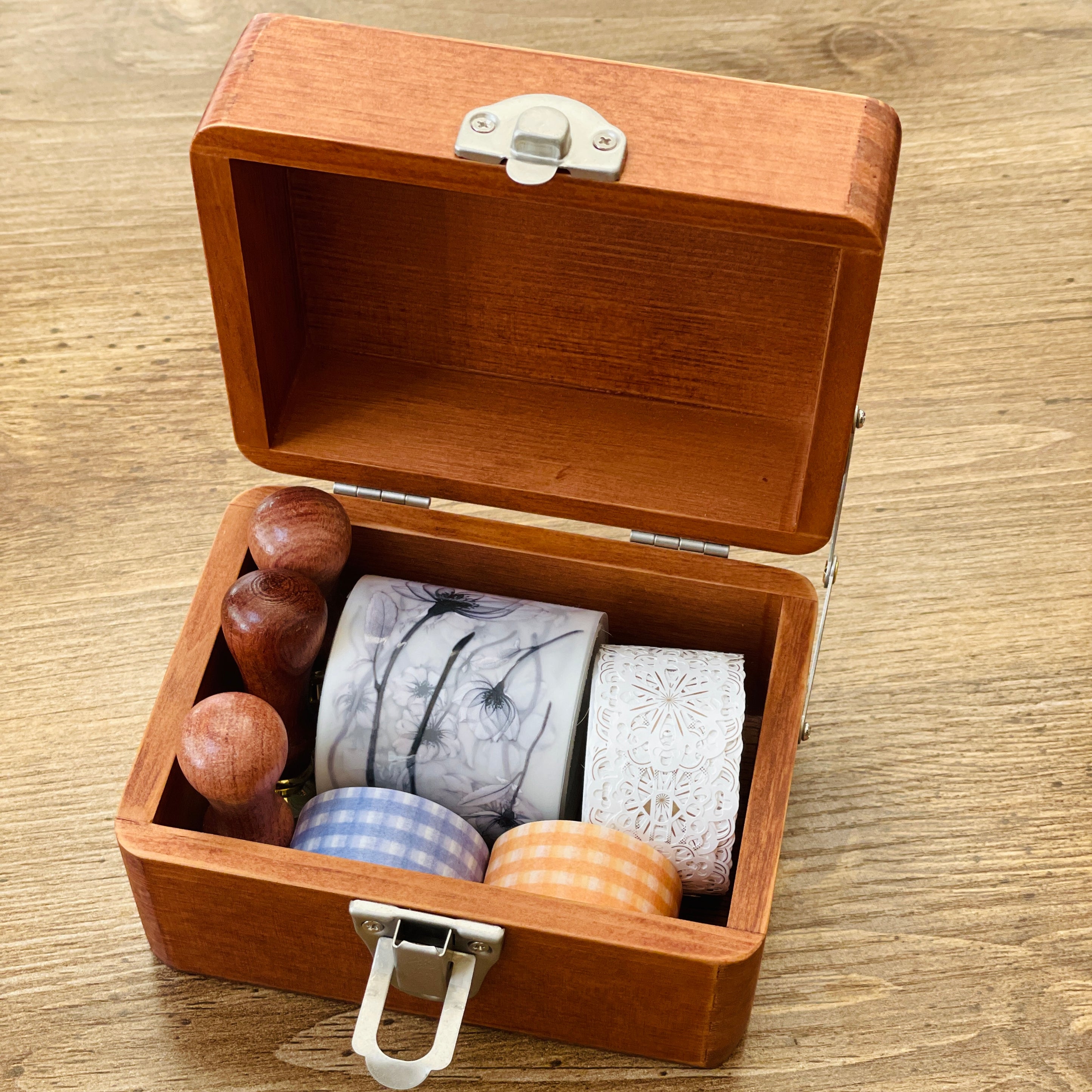 Classiky MINI Toga Wood Desk Tool Box – Pinky Elephant